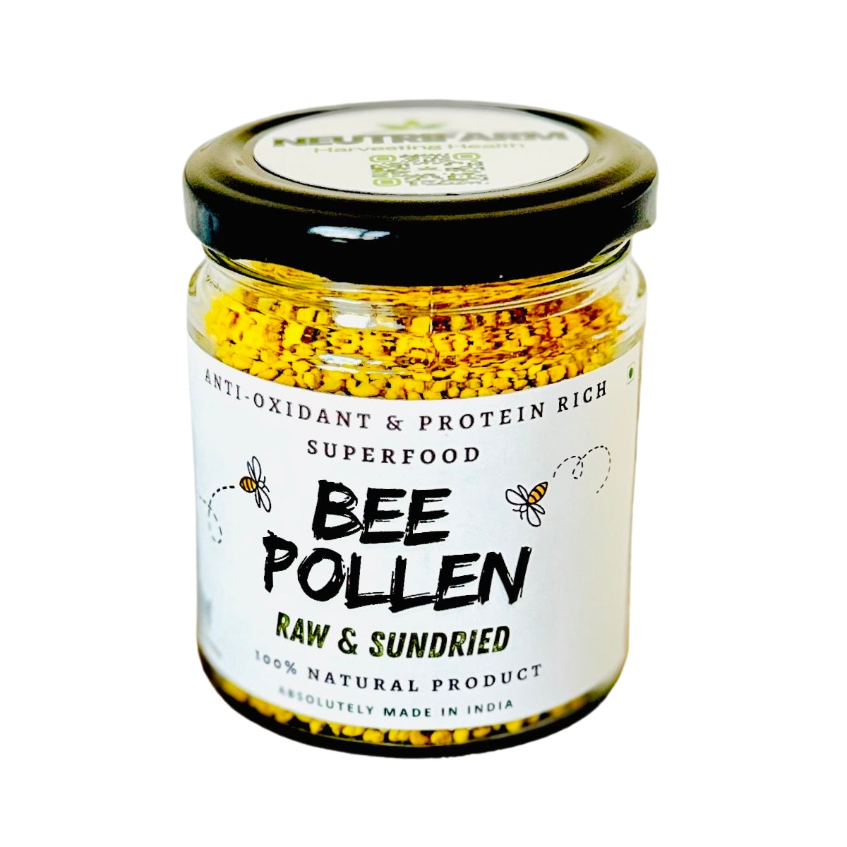 Raw & Sun Dried Natural Bee Pollen | Anti-Oxidant & Protein Rich Super ...